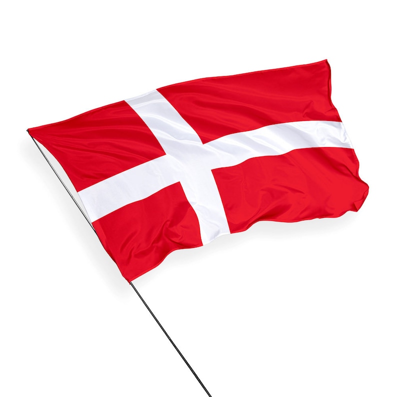 National Flags of North Europe: Denmark, Greenland, Faroe Islands ...