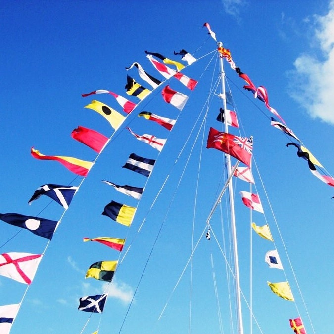 Nautical Flag SET of Western Europe & North Atlantic Islands, Maritime ...