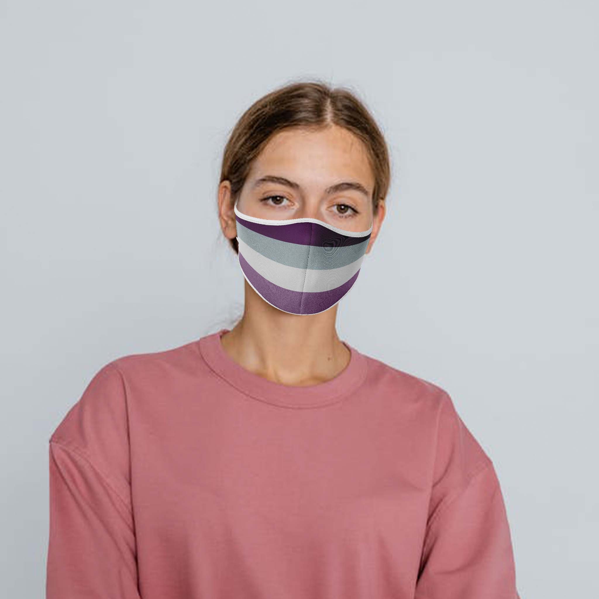 Asexual Pride Flag Lgbtq Table Flag Protective Face Mask Etsy