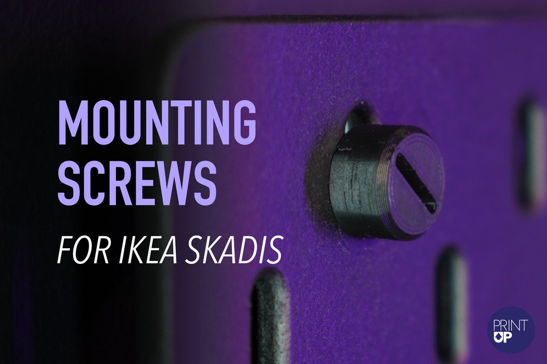 Mounting Screws for Ikea Skadis - Available in Black & Other Colours ...
