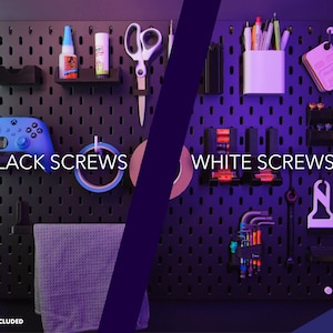 Mounting Screws for Ikea Skadis - Available in Black & Other Colours ...