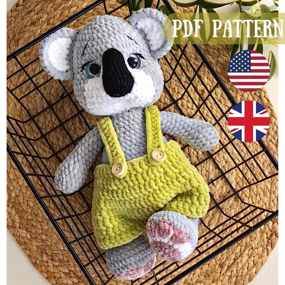 Amigurumi Pattern Koala KOKO in English - Etsy