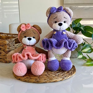 Amigurumi Crochet Pattern Emma the Bear in English - Etsy