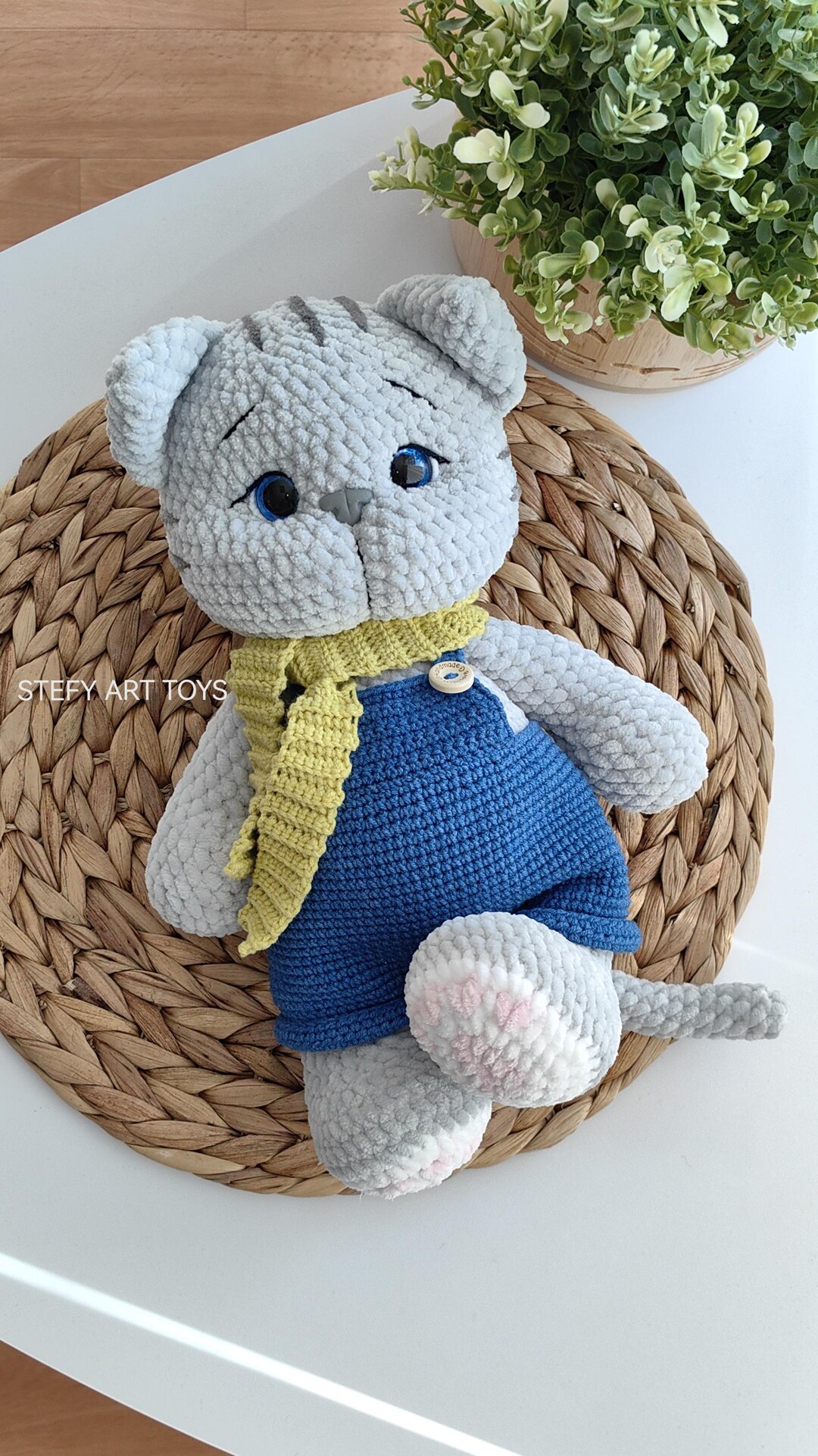 Felix the Cat PDF Crochet Amigurumi Pattern Plush Toy - Etsy