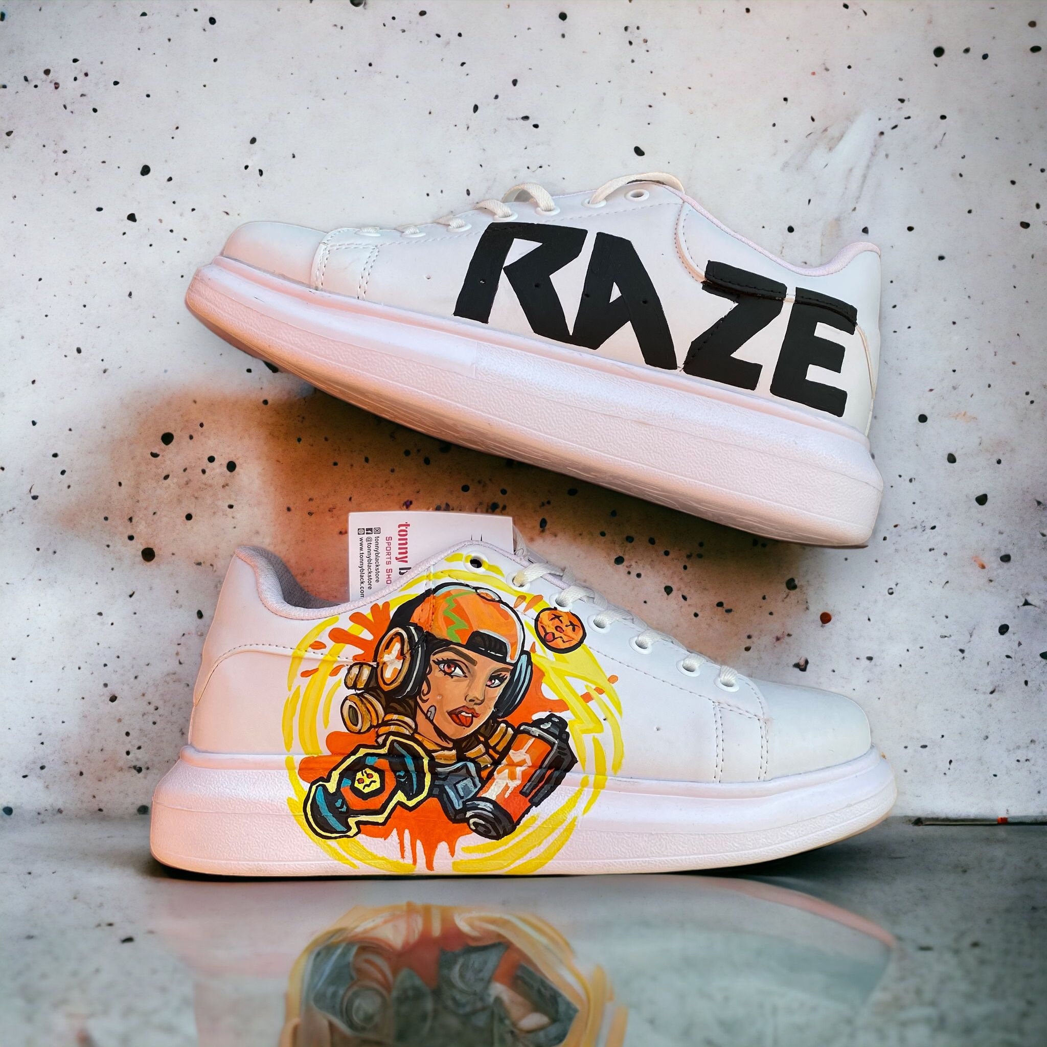 Valorant RAZE Costume Handmade Shoe - Etsy