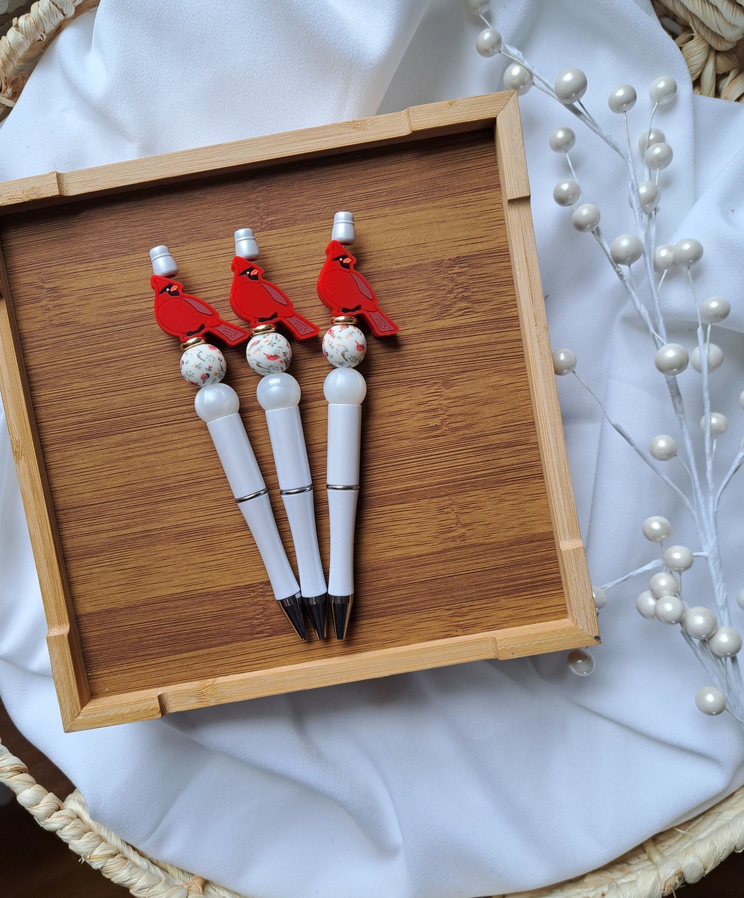 Red Cardinal Pen Elegant Cardinal-themed Writing Instrument Perfect ...