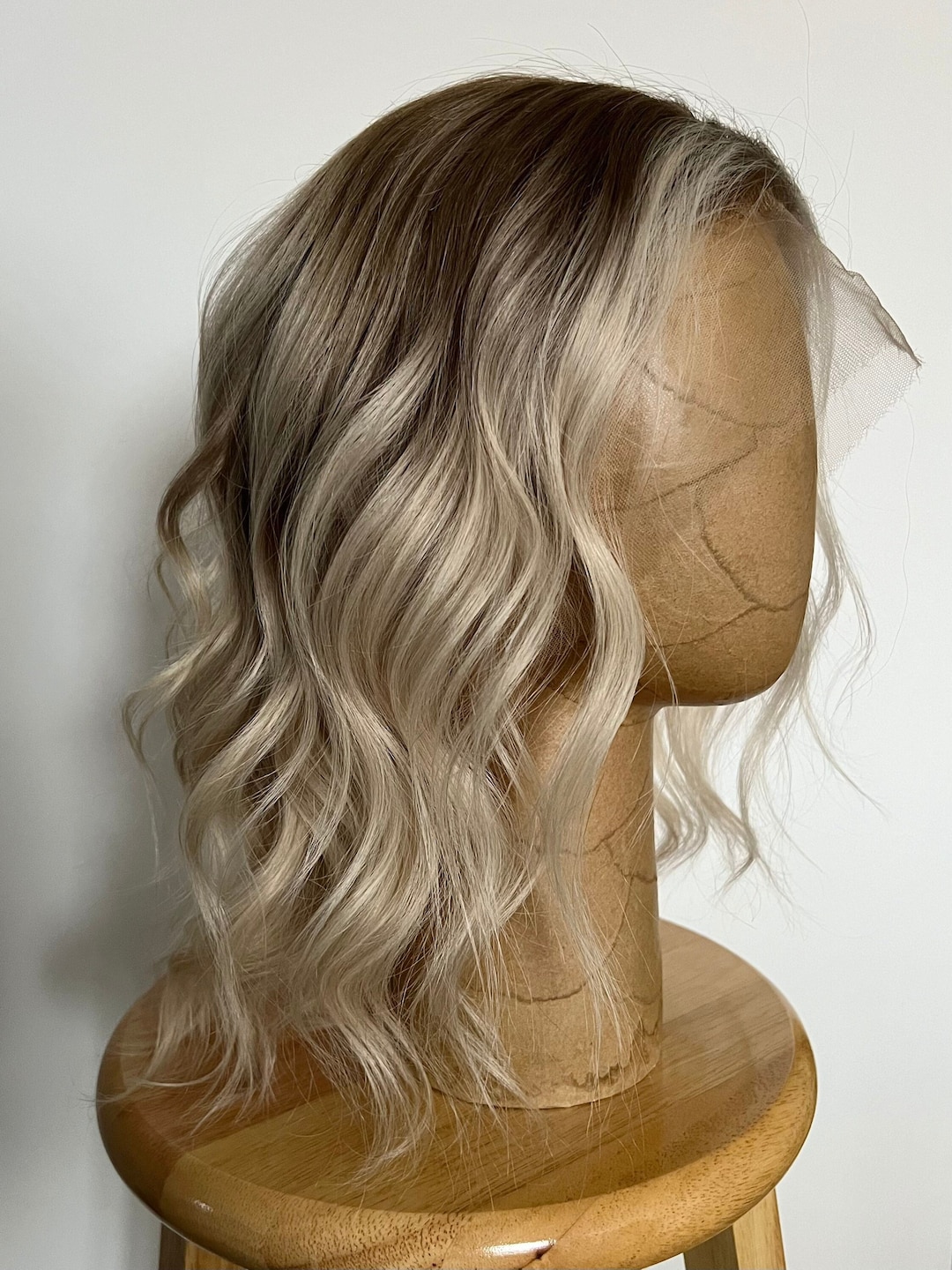100% Virgin Human Hair | Ashy Tone Dark Blonde With Pale Blonde ...