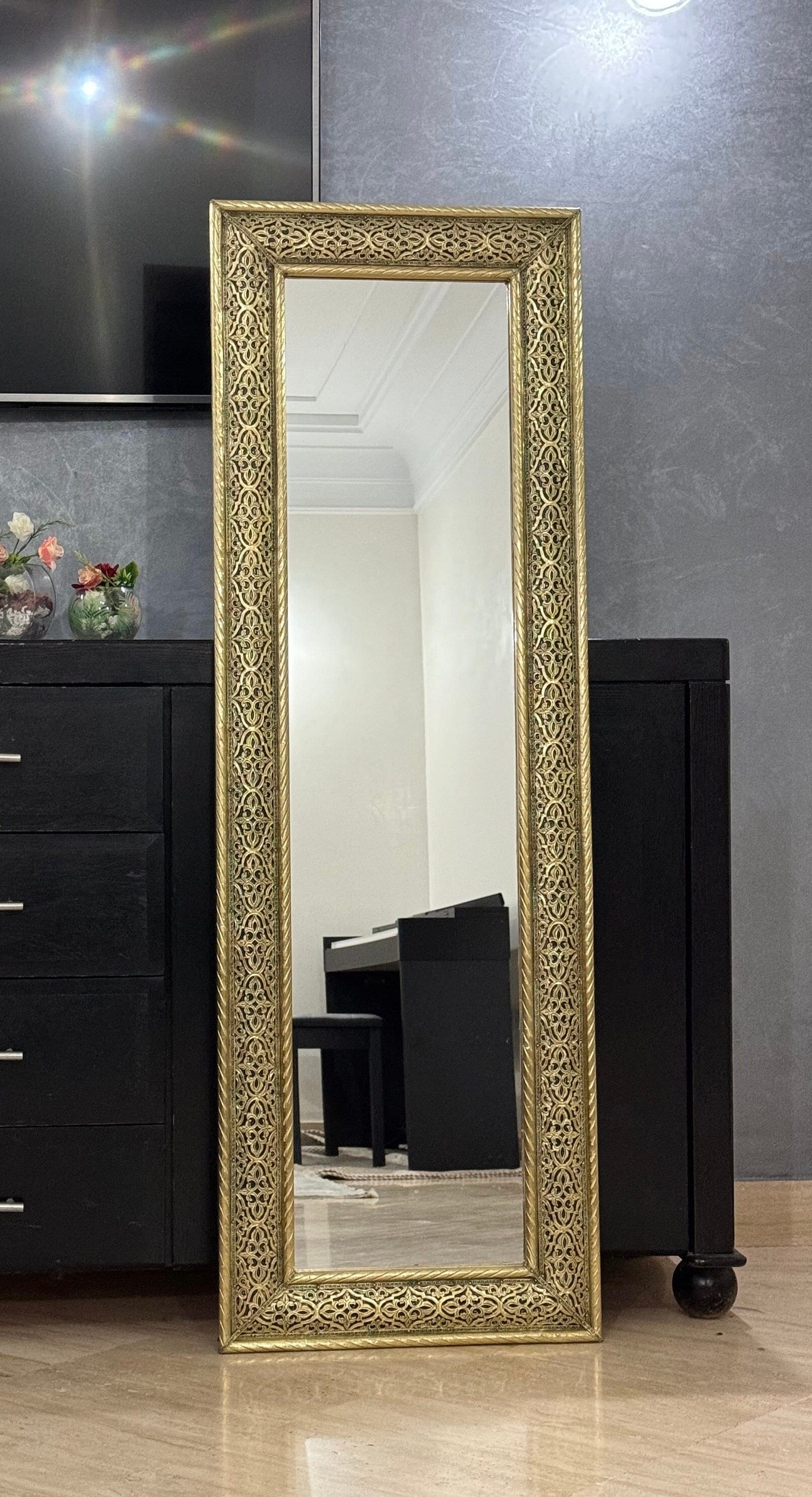 Moroccan Mirror, Scrying Mirror, Extra Large Mirror, Floor Mirror, Wall ...