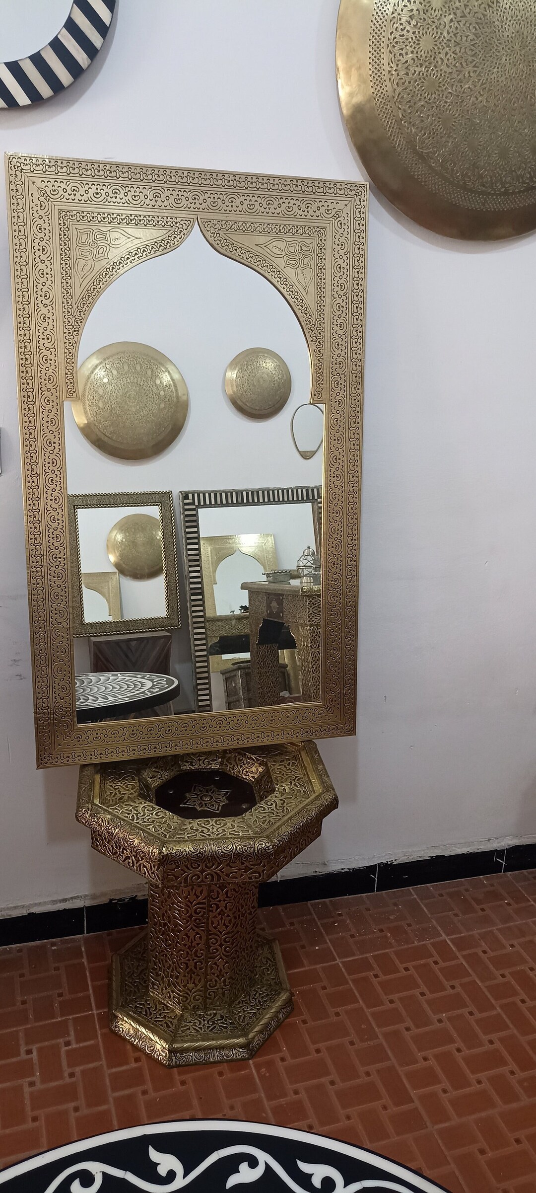 Moroccan Mirror,scrying Mirror, Extra Large Mirror, Floor Mirror, Wall ...