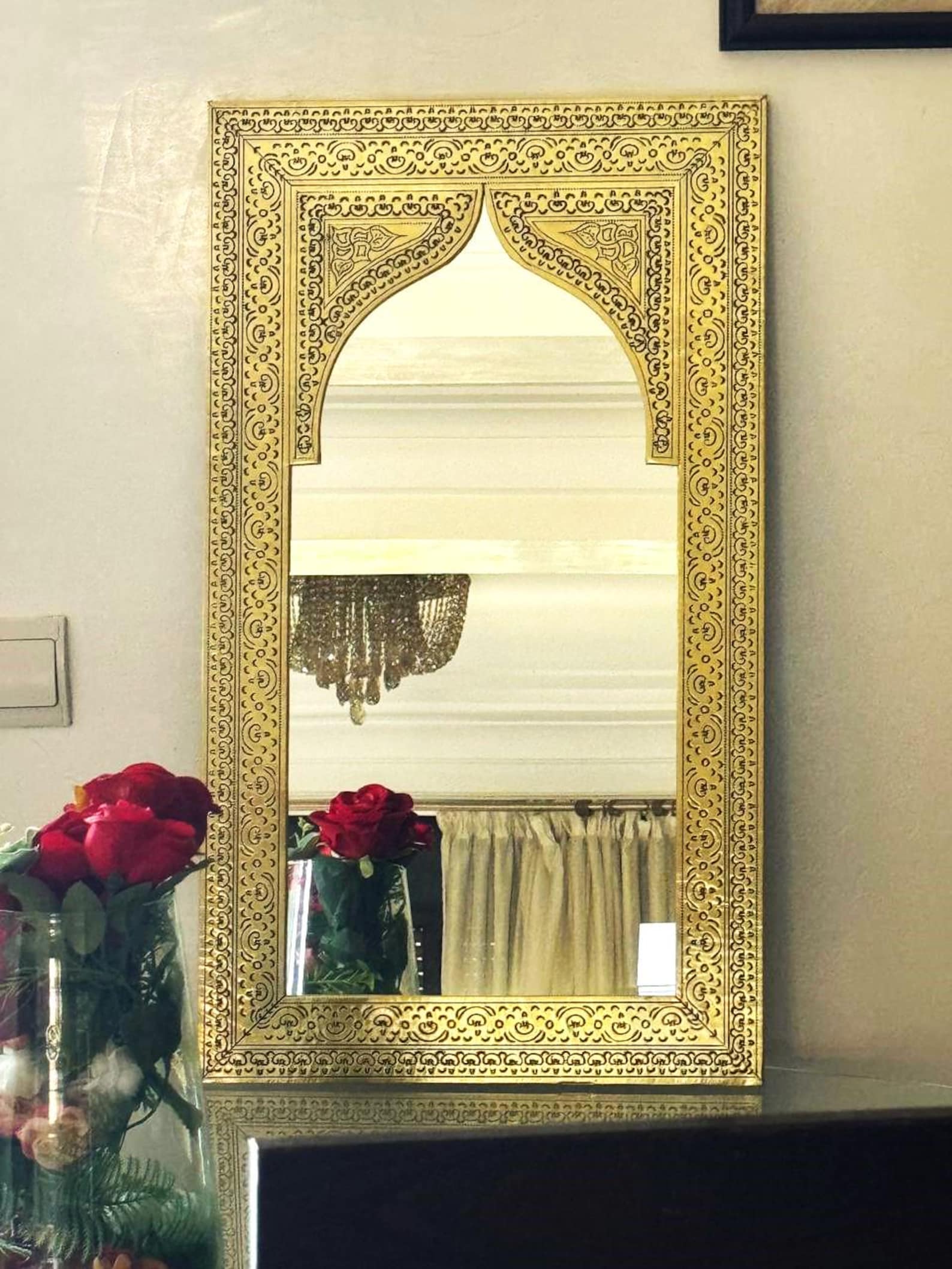 Mirror, Moroccan Mirror, Large Mirror, Huge Mirror, Wall Tall Mirror, Full Length Scrying Mirror ...