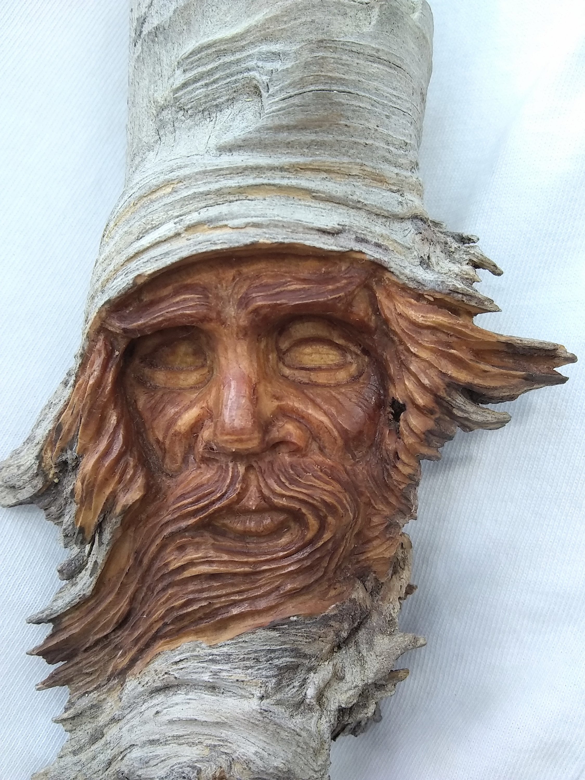 Tree Spirit Carving Wood Wall Art Wood Face Carving Tree - Etsy