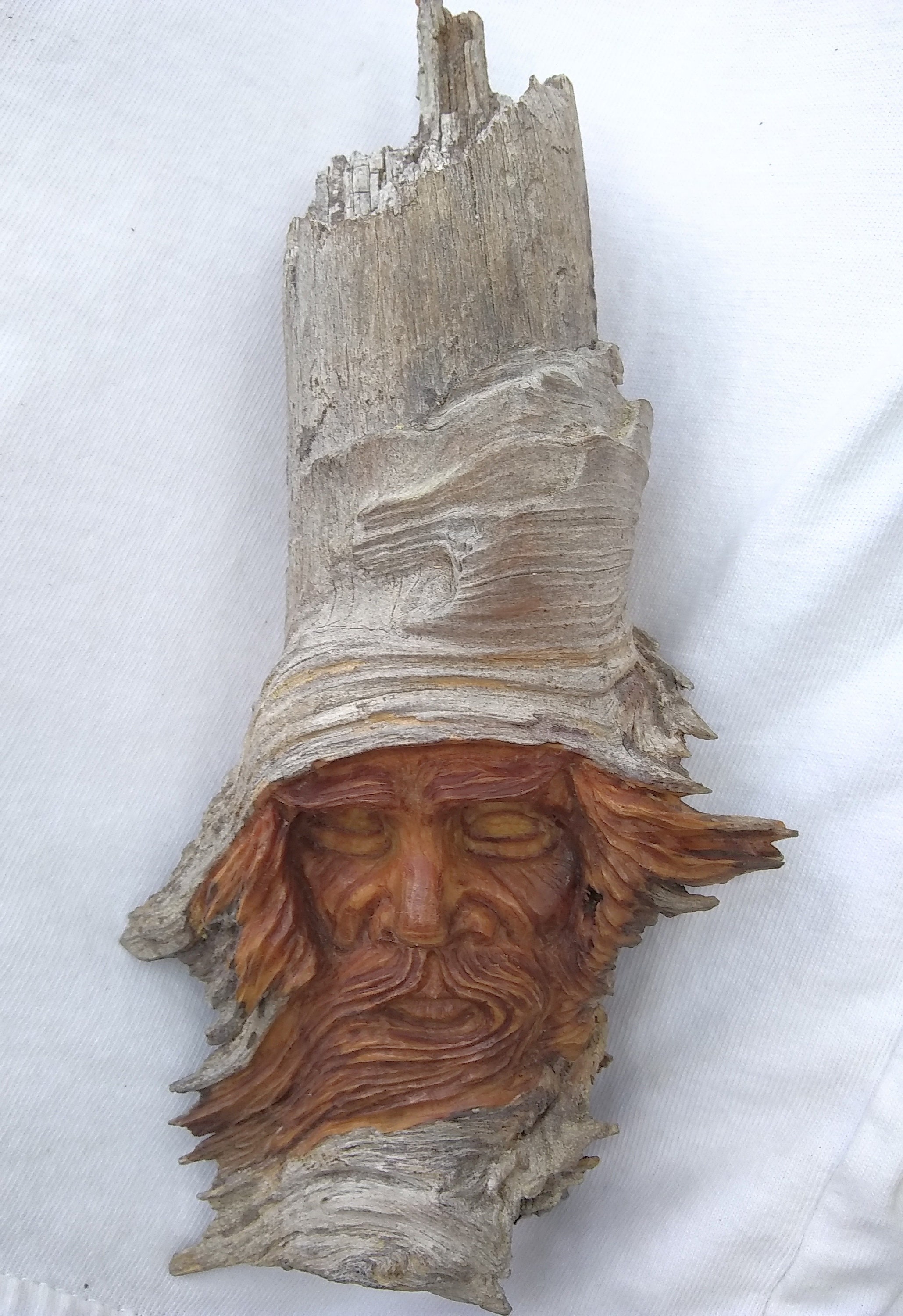 Tree Spirit Carving Wood Wall Art Wood Face Carving Tree - Etsy