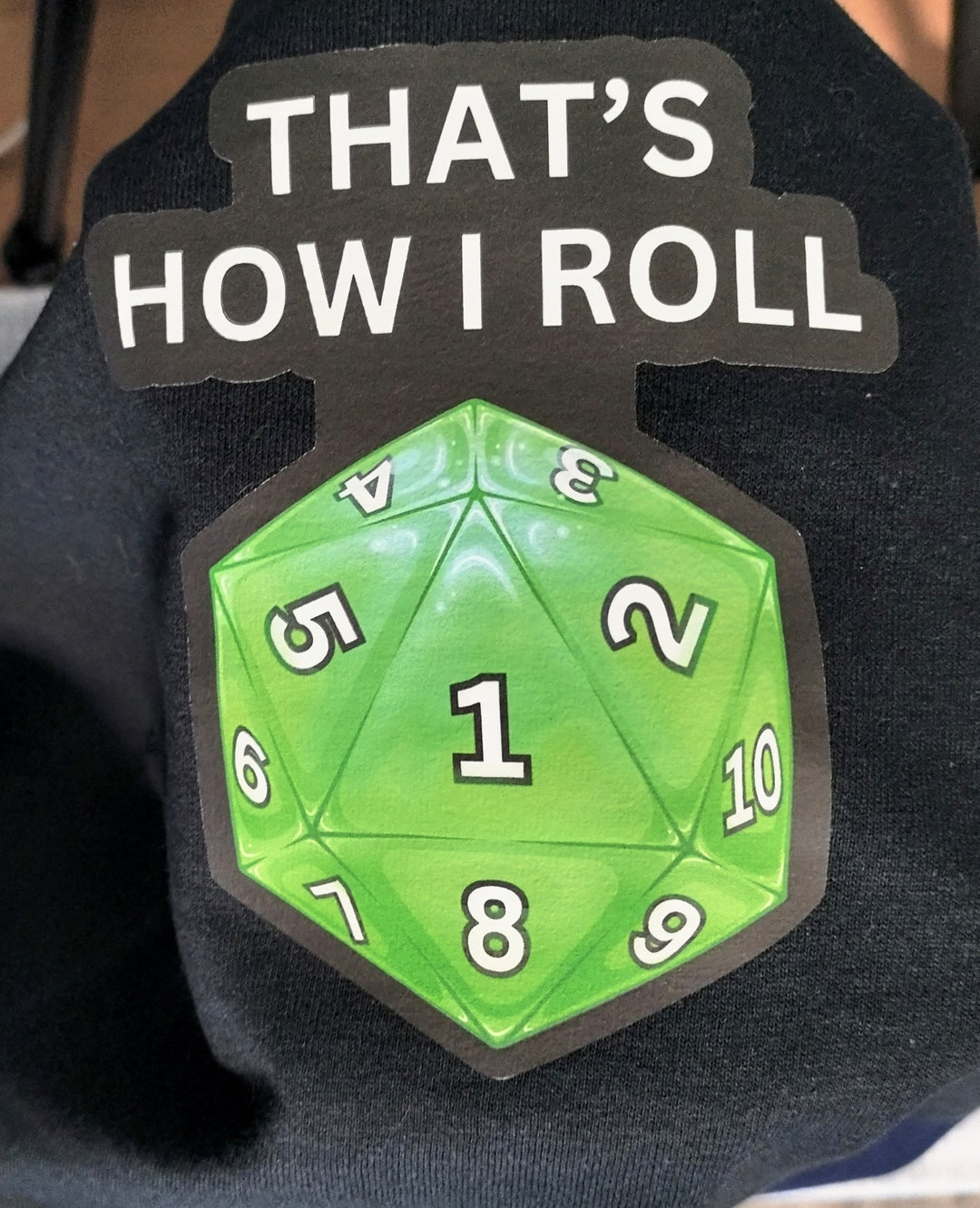 D20 Dice T-shirts "that's How I Roll" Nerdy Apparel. Baldur's Gate ...