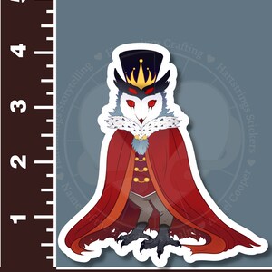 Stolas Sticker Helluva Boss Inspired Fanart Based on the Great Owl ...