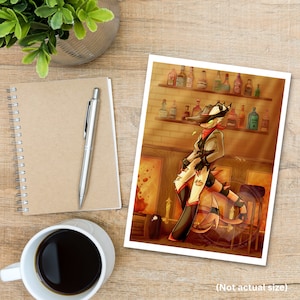 Striker Helluva Boss FANART Print Imp Cowboy Inspired Art on Smooth ...
