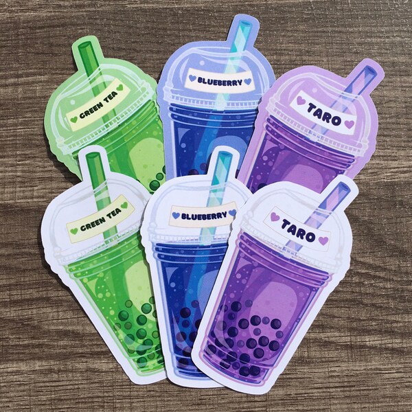 Boba Tea Sticker - Etsy