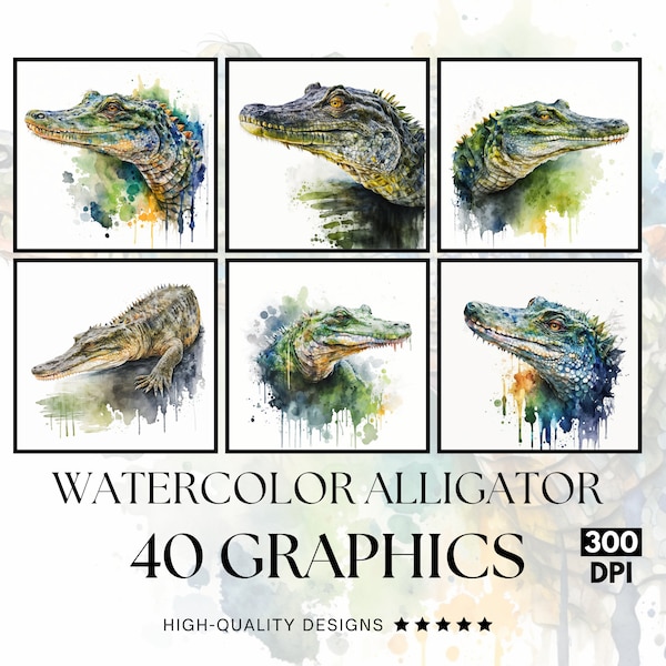 Alligator - Etsy