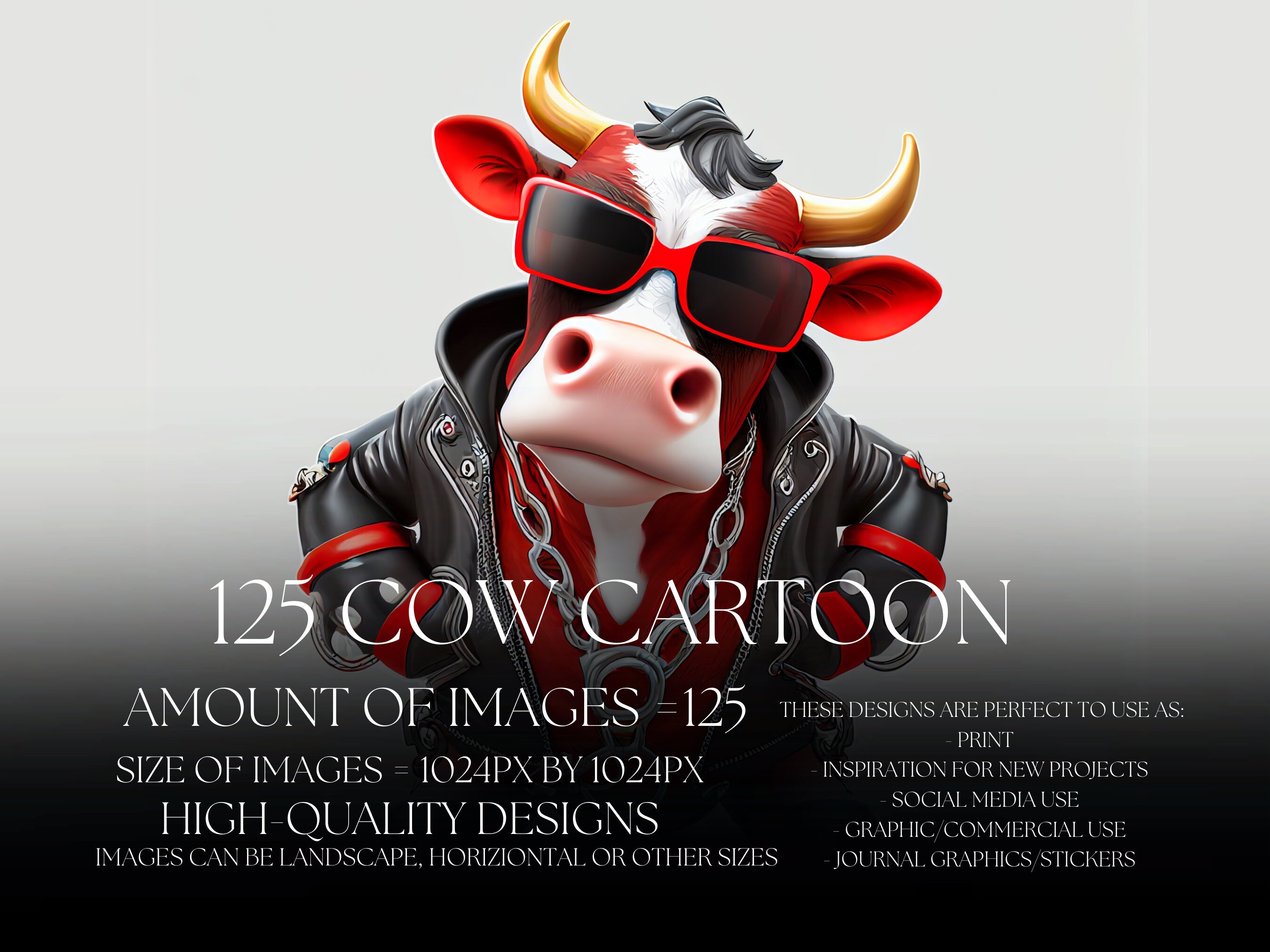 Funny Cow Cartoon Png