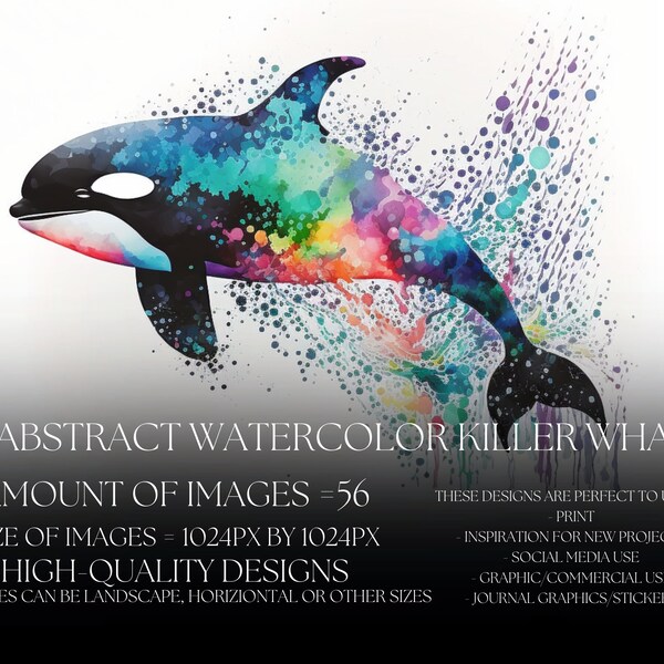 Killer Whale Art - Etsy