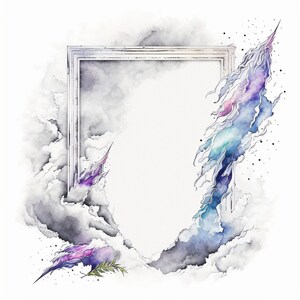 95 Elemental Frames, PNG Clipart Bundle, Sublimation Print, Graphics ...