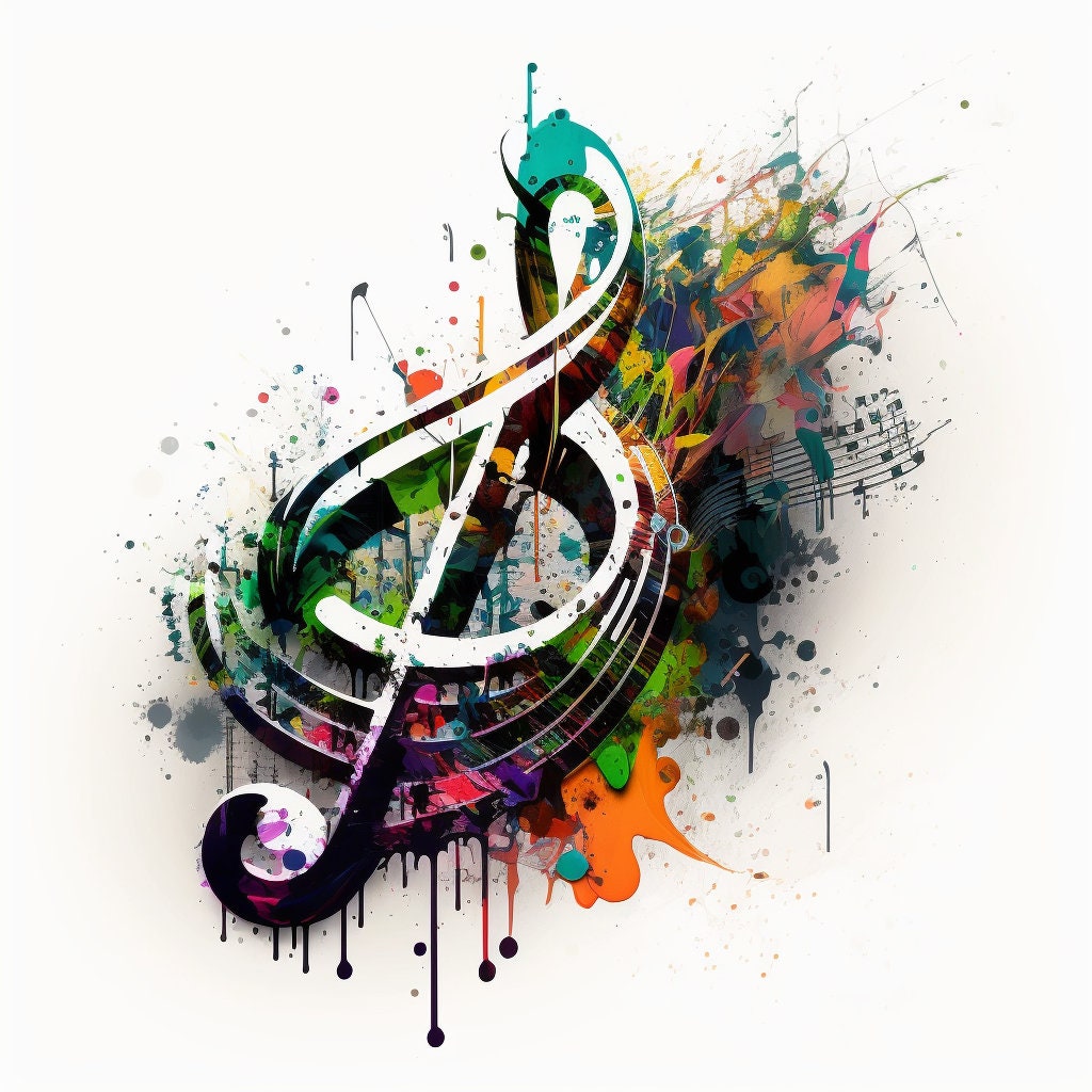 Music Notes Graffiti Png