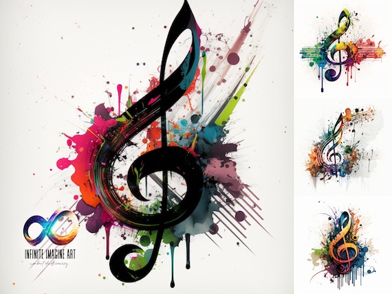 Graffiti Art Music Notes