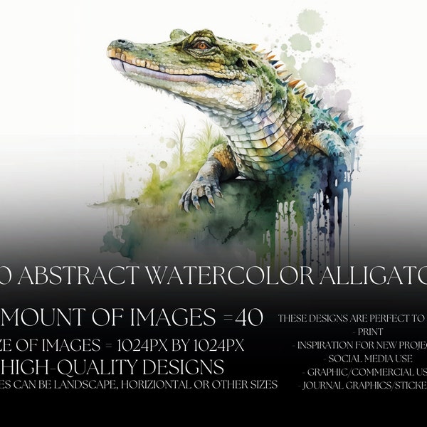 Alligator Art - Etsy