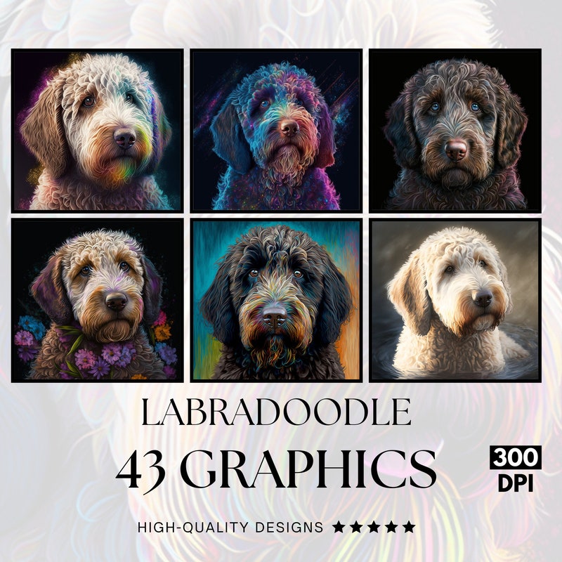 Labradoodle Print - Etsy