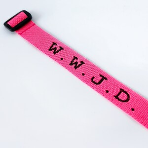 Hot Pink WWJD Bracelet With Original Inspirational Poem| What Would ...