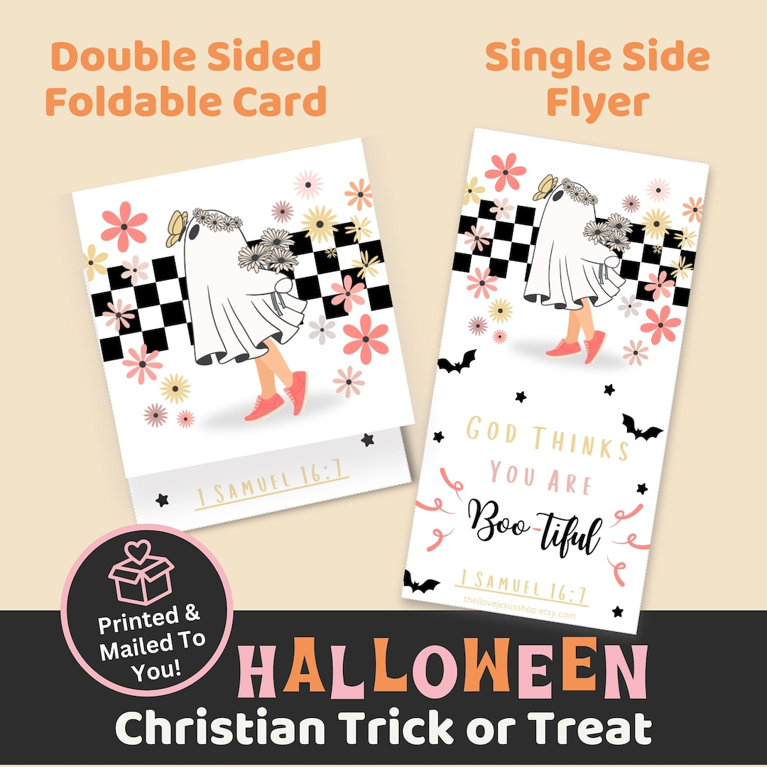 Religious Halloween Treat Tag Card Shipped to You: Great Christian ...