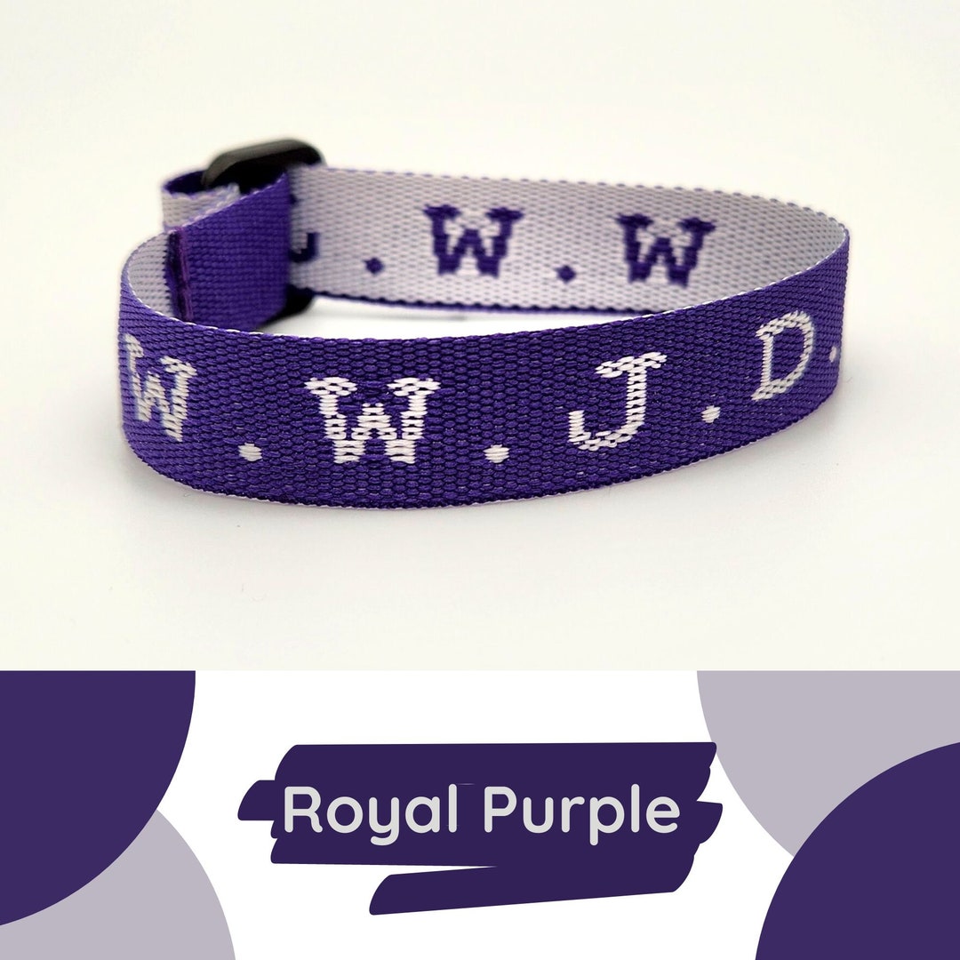Royal Purple WWJD Bracelet + Original Inspirational Poem| What Would ...