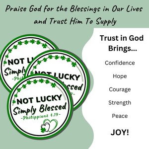 Religious St. Patrick's Day Circle Gift Tag Instant Download: Christian ...