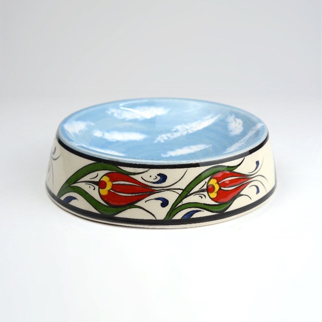 Dog & Cat Food Plate, Custom Drawing, Ceremic, Craft Supply, Handmade ...