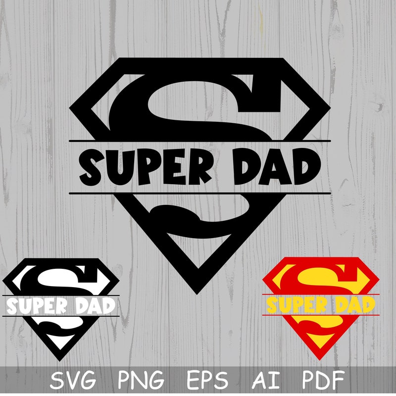 Super Dad Svg - Etsy