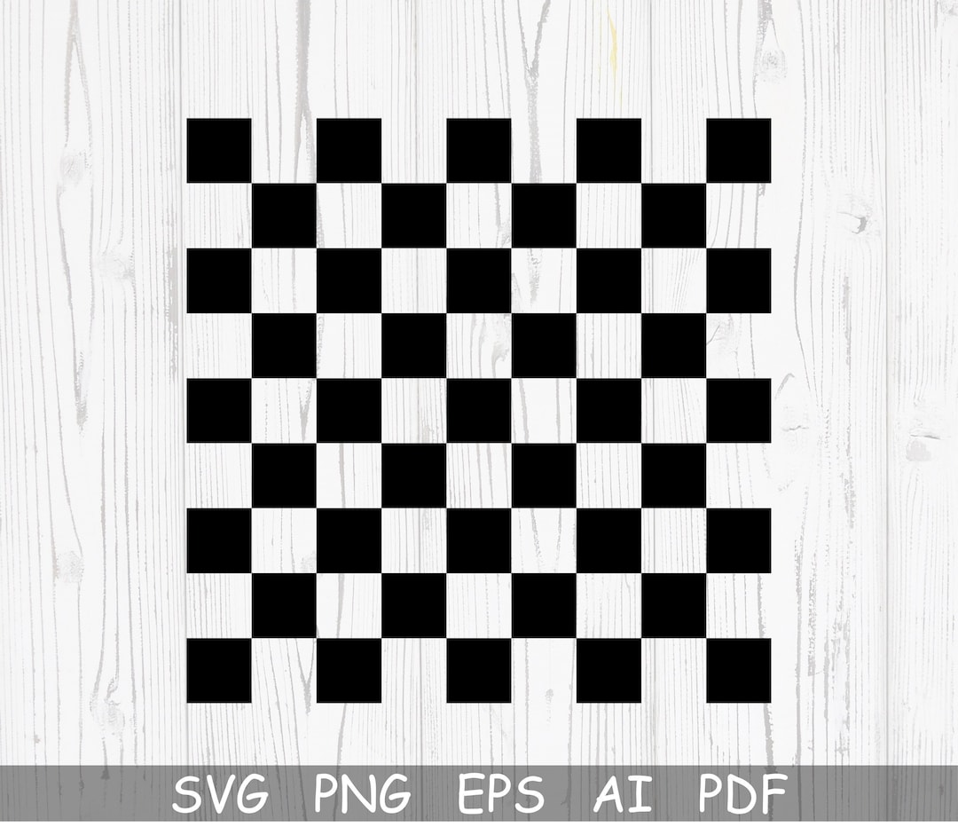 Checkerboard SVG, Seamless Checkered Pattern Svg, Checkers Cut Files ...