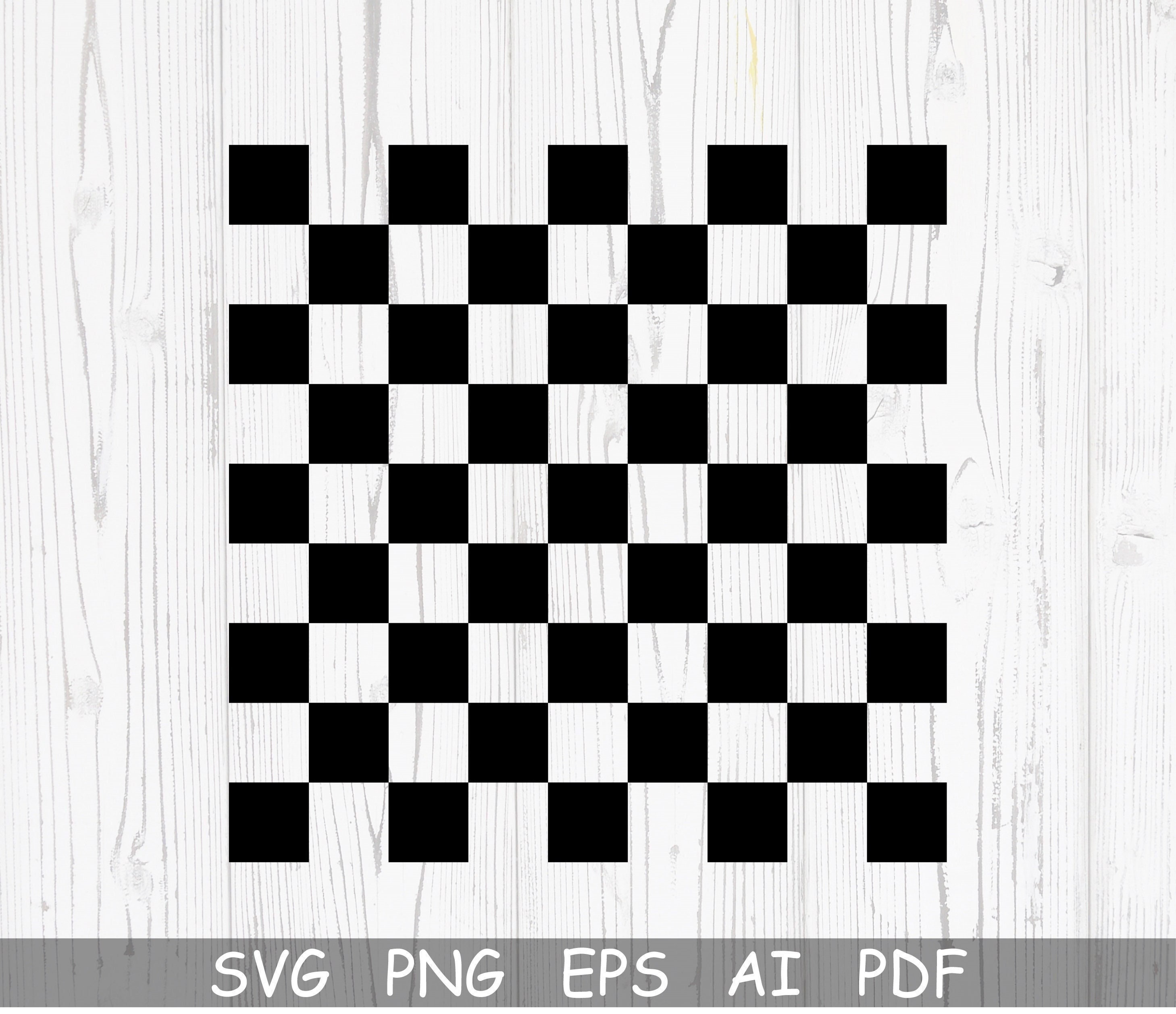 Checkerboard SVG, Seamless Checkered Pattern Svg, Checkers Cut Files ...
