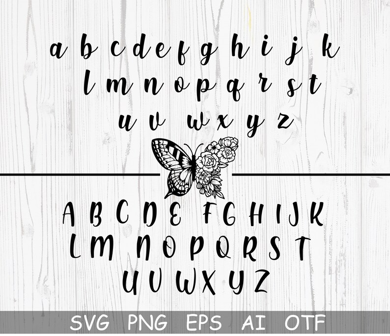 Calligraphy Font Svg Cursive Font SVG PNG OTF Fonts - Etsy