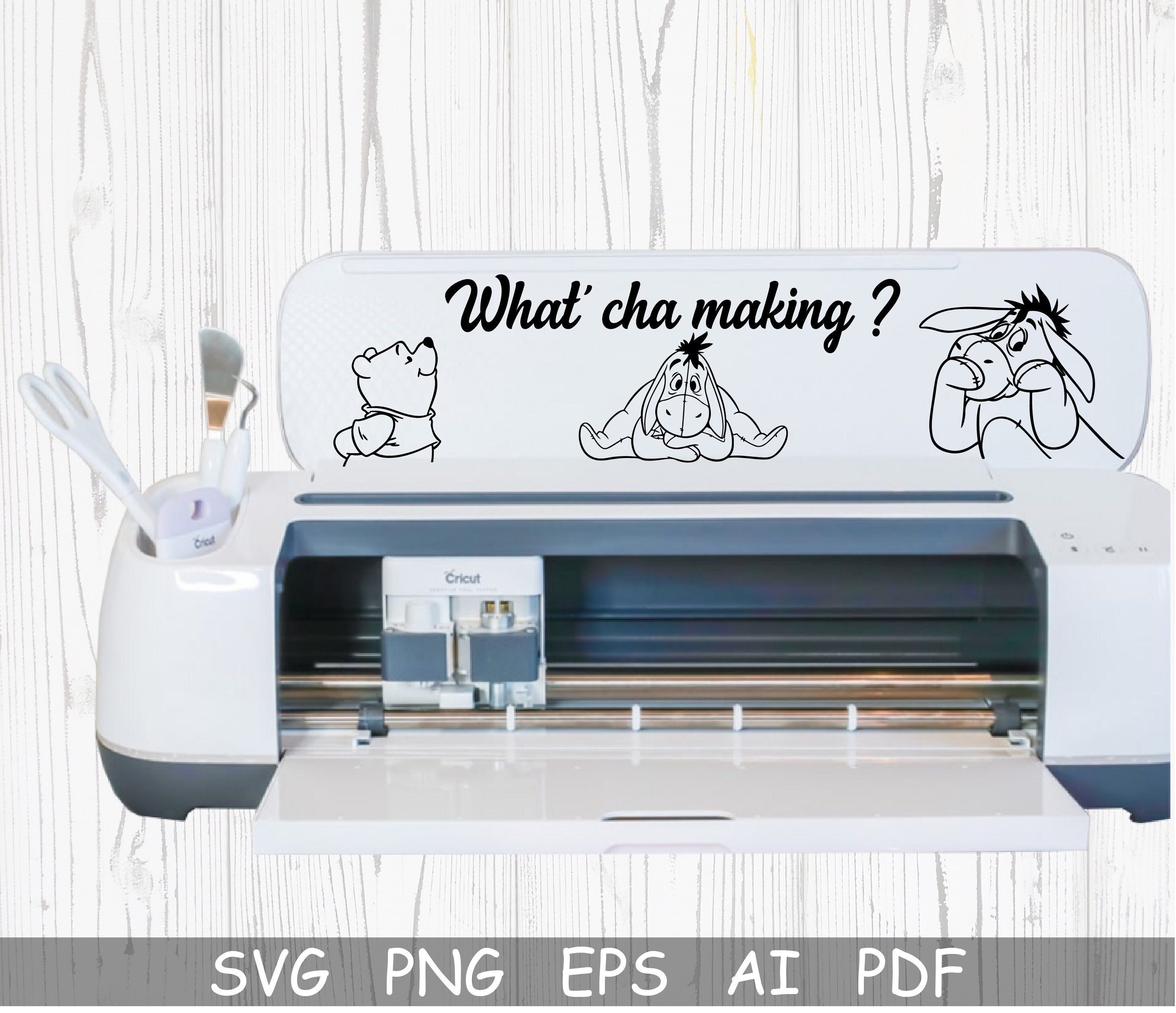 What Cha Making SVG Cartoon Characters Svg What Cha Making - Etsy