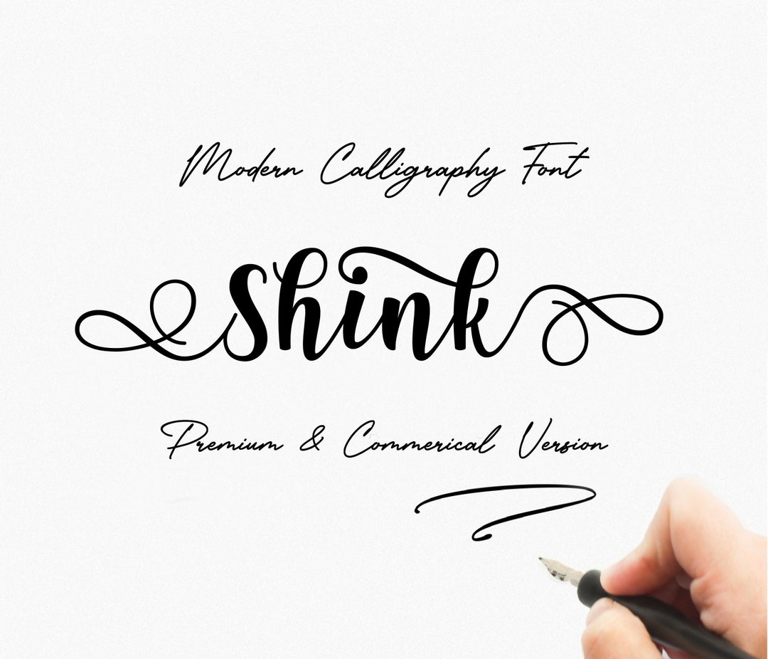 Calligraphy Font Svg, Cursive Font | SVG, PNG, OTF, Fonts Procreate ...