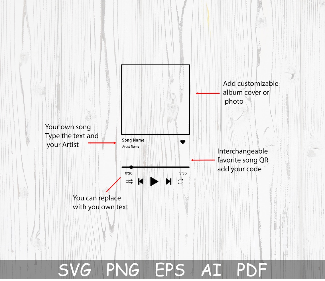 Music Player Svg, Acrylic Song Art, Glass Music Player Svg, Play ...