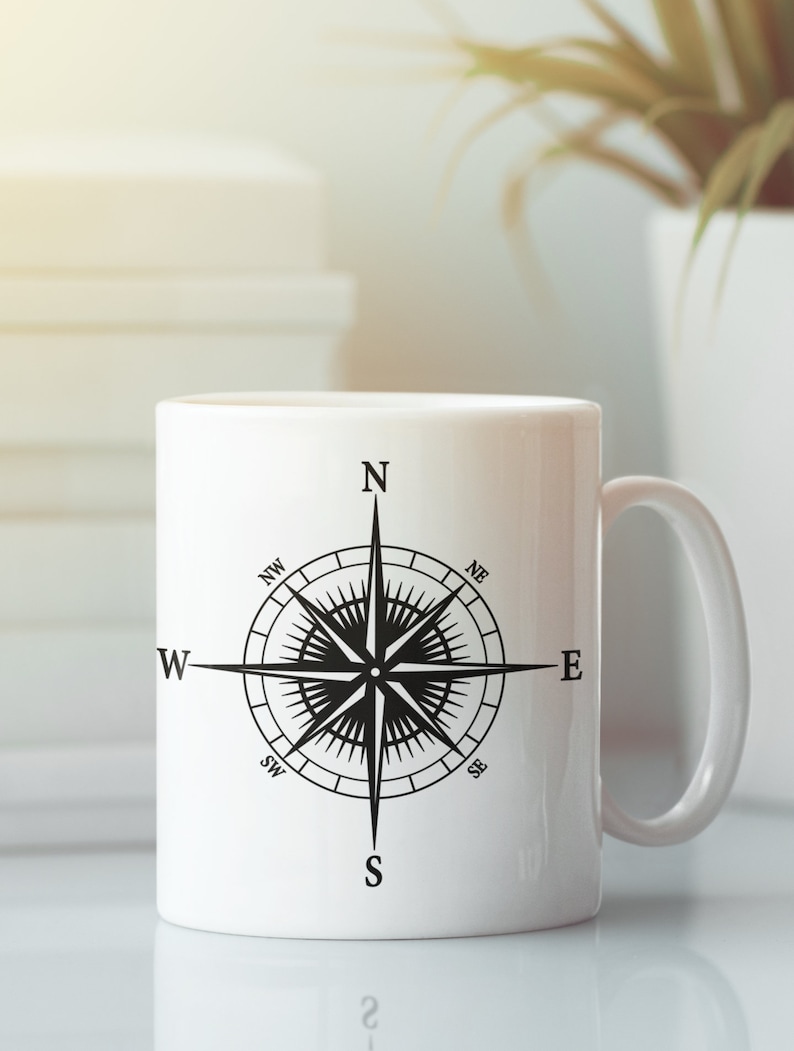 Compass Svg, Compass Cut Files for Cricut, Compass Rose Svg, Png ...
