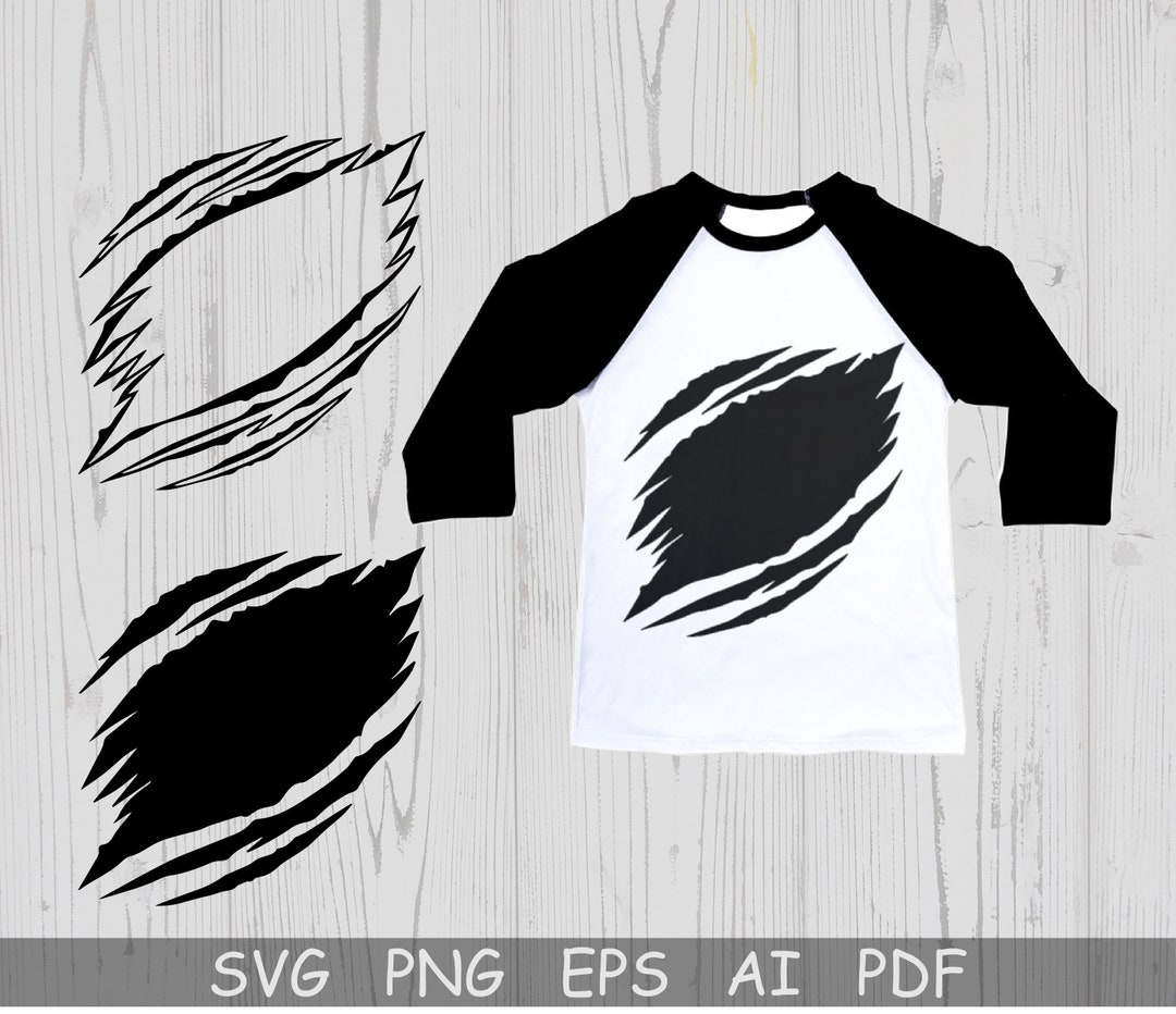 Ripped Shirt Svg, Ripped Open Shirt Svg File for Cricut Files,png ...
