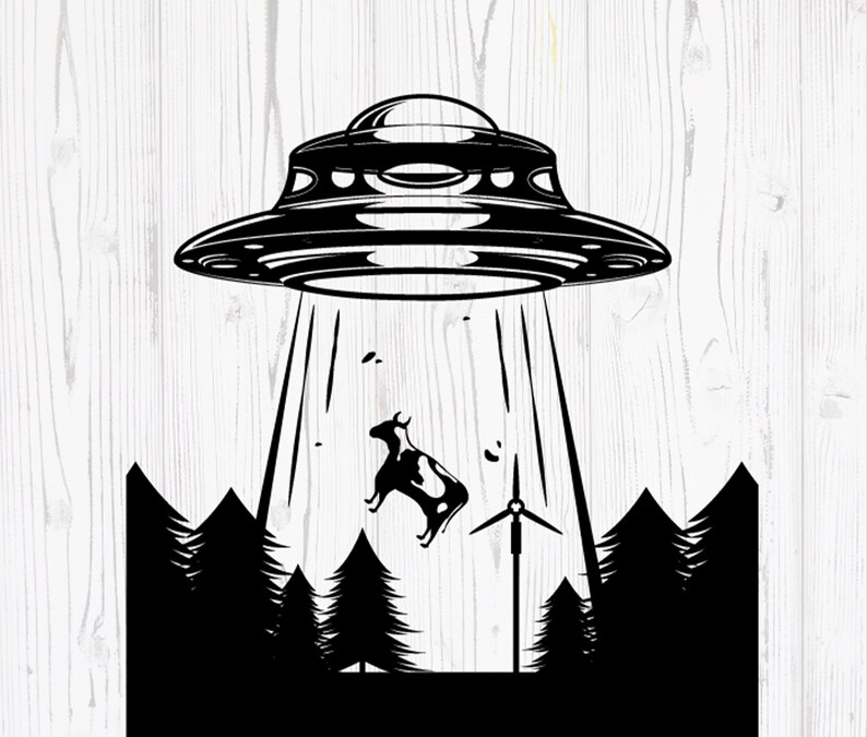 Alien Svg UFO Svg alien Abduction SVG Alien Vector Outer - Etsy