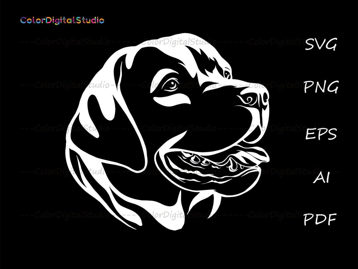 Labrador Svg Files for Cricut Dog Clipart Lab Breed Vector | Etsy