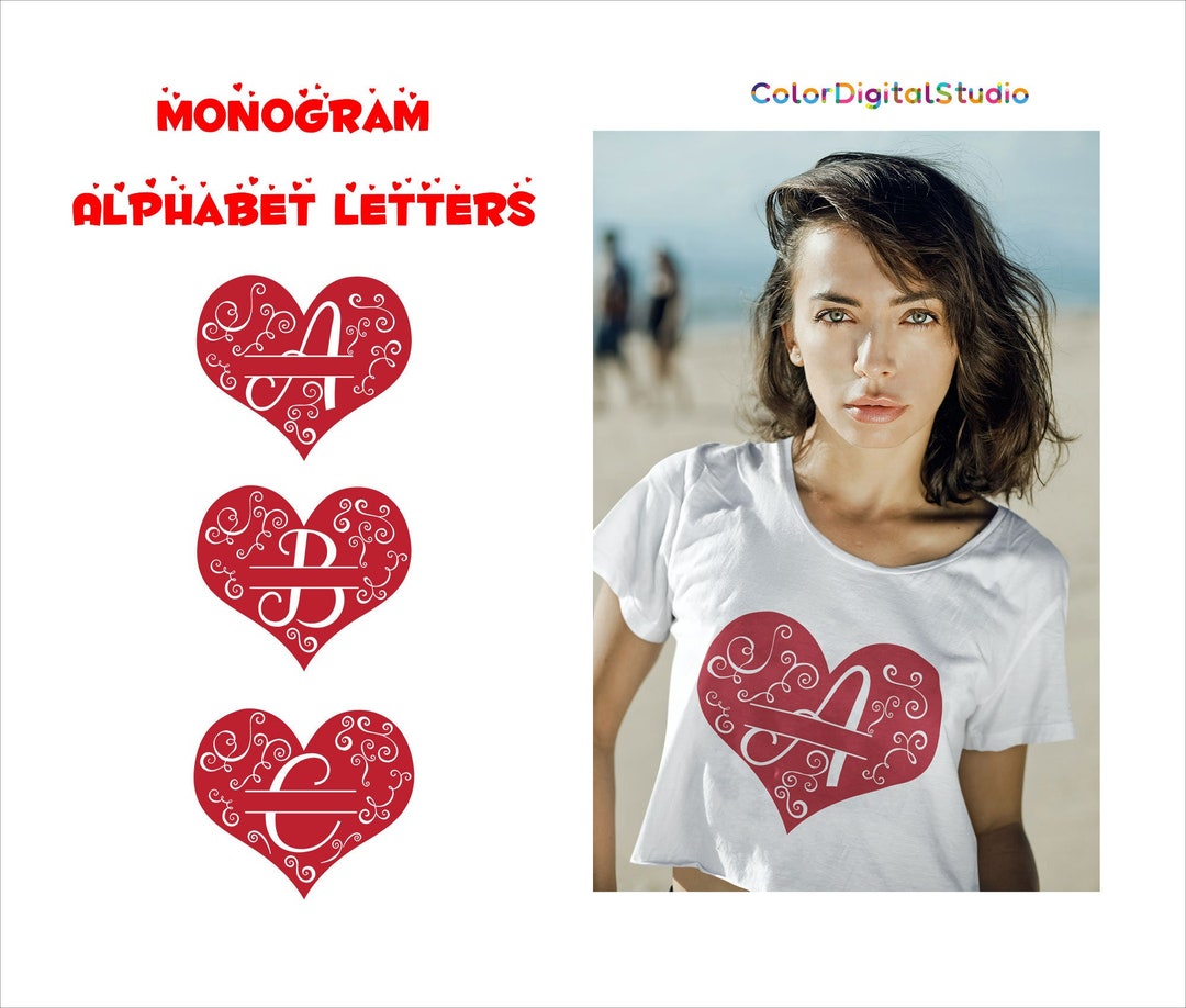 Valentine Day Alphabet Svg, Heart Alphabet Letters Svg, Love Alphabet ...