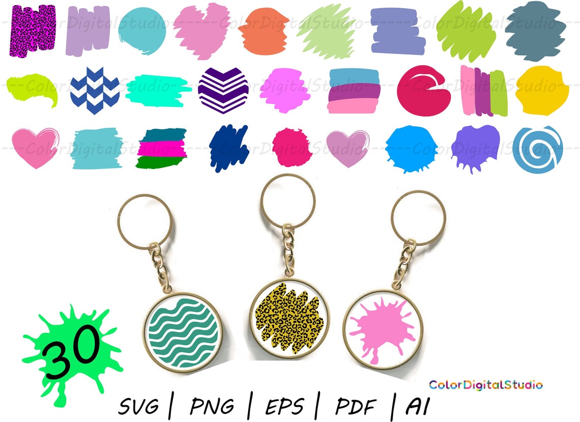 Paint Brush Stroke SVG Bundle Hand Drawn, Brush Stroke Svg, Png ...