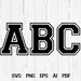 Varsity Font SVG, Sport Font Svg, College Font SVG, Varsity Alphabet ...