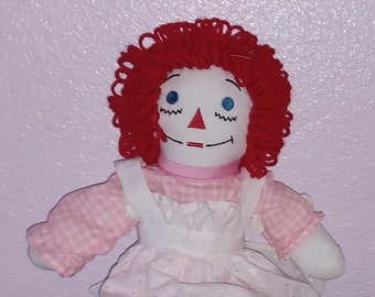 Handmade Raggedy Ann Doll - Etsy