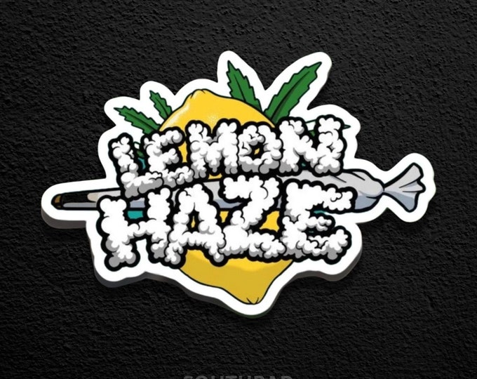 Lemon Haze Sticker, Weed Png, Weed Svg, Cannabis Sticker, 420 Sticker ...