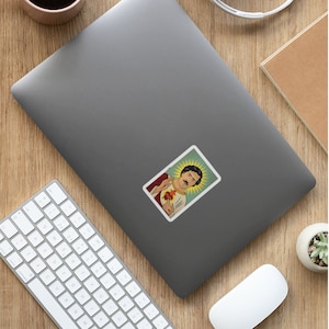 Jesus Pablo Escobar Sticker, Funny Artist Sticker, Vinyl Sticker - Etsy